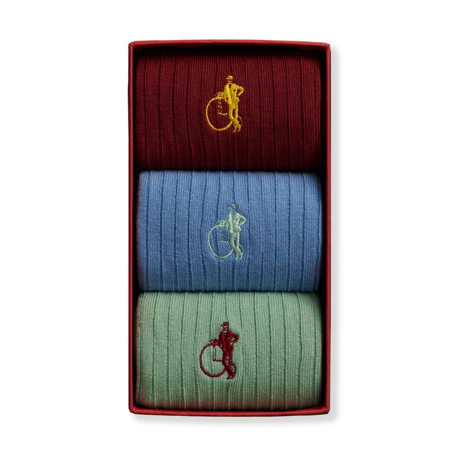 Melrose Classics 3-Pair Sock Box | London Sock Company